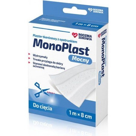 Plaster MonoPlast Mocny, 1m x 8cm tkaninowy - Apteka Internetowa ...